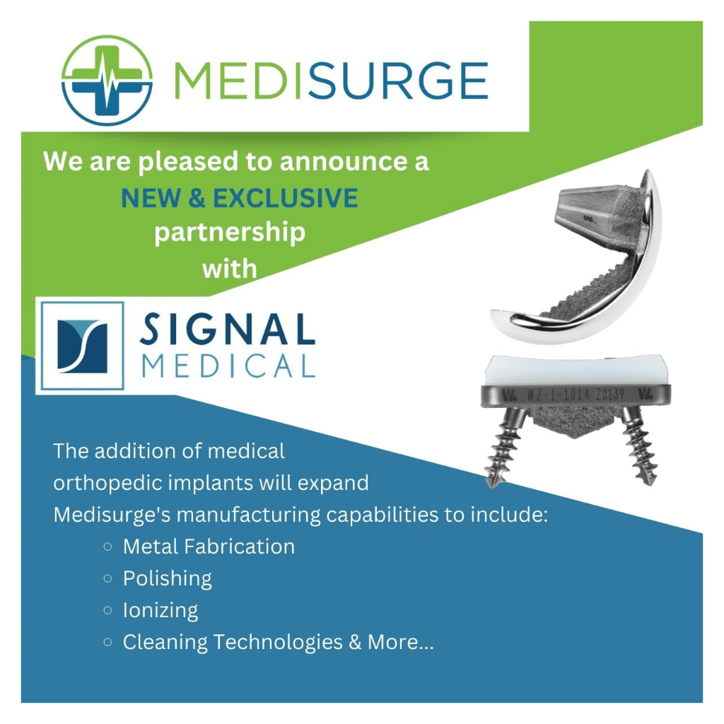 Exclusive Medical Device Manufacturing Partnership Between Medisurge ...